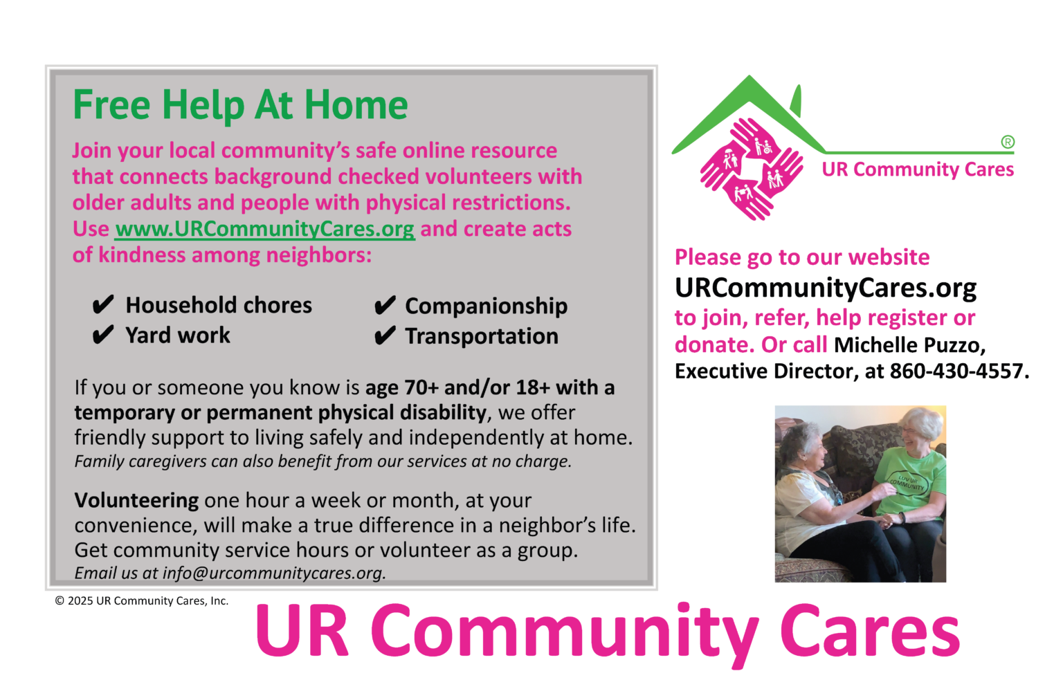 Neighbors Helping Neighbors | Volunteer Support for Connecticut