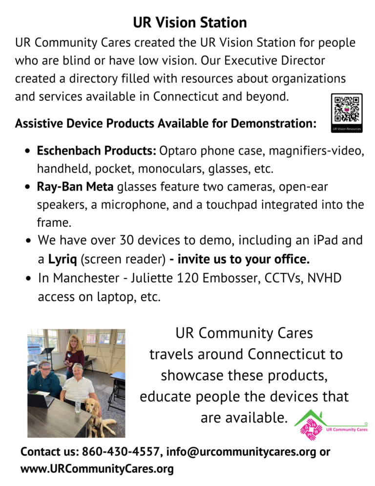 UR Vision Resources - UR Community Cares